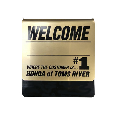 Fold Over Name Badge - Customize with Your Name!