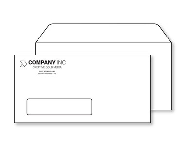 #10 Window Envelopes One Color | Shop Now
