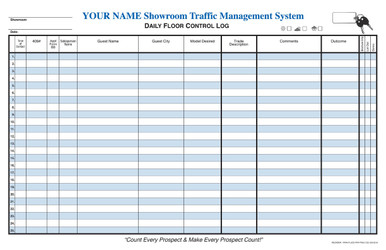 Daily Floor Control Log - Track Daily Floor Operations