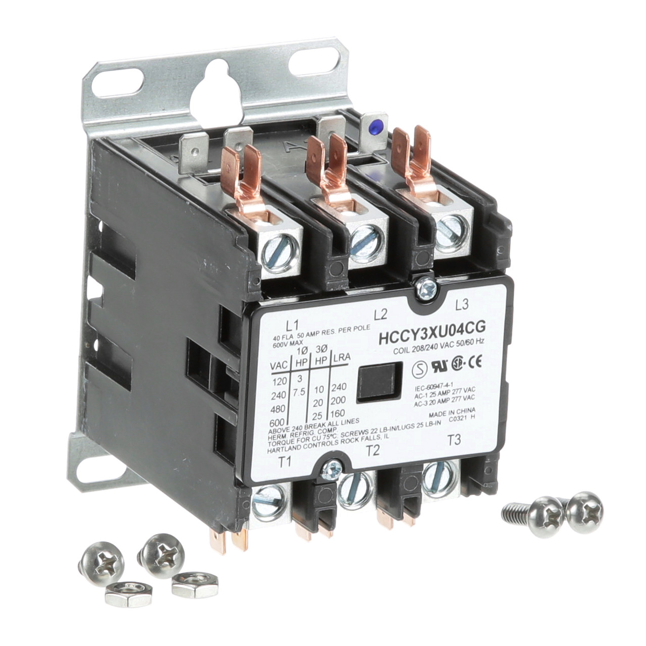 8012101 - Contactor & Screws, 50A Replaces Blodgett 90588 | Allpoints