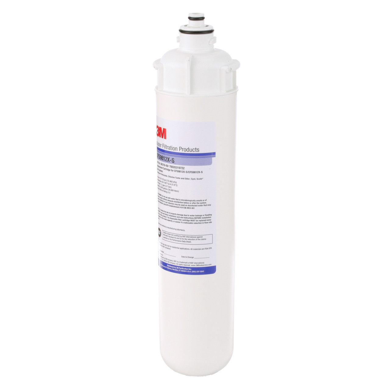 3M CFS9812X-S 9000 Series Hot Beverage/Ice Machine Replacement Water ...