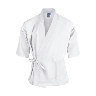 KNG 2129WHWHM M White 3/4 Sleeve Sushi Chef Coat | Allpoints