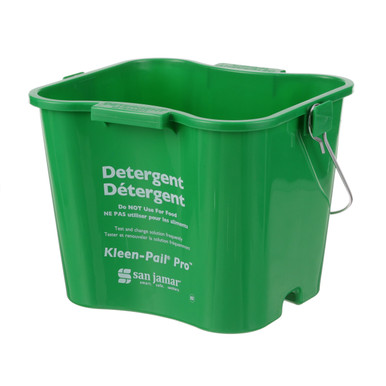 San Jamar SANKPP196GN 6 qt Kleen-Pail® Pro Green Soap Bucket | Allpoints
