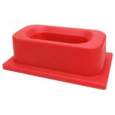 San Jamar KA1951RD Katchall Shallow Red Flatware Retriever | Allpoints