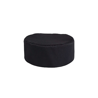 1168BLCK KNG Black Pill Box Chef Hat | Allpoints