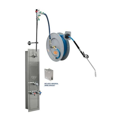 T&S Brass 8024136 50' SS Open Hose Reel Epoxy Coated | Allpoints