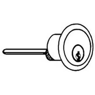 Detex ECL-445K Emergency Exit Alarm Control Cylinder Lock with Keys ...