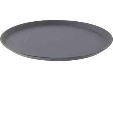 Cambro 1600TL110 16 in Round Black Treadlite™ Tray | Allpoints