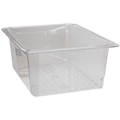 25CLRCW135 Cambro 1/2 Size 5 in Clear Camwear® Colander Food Pan ...