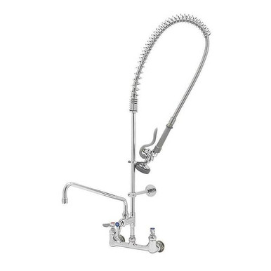 T&S Brass B-0133-ADF14-B Easyinstall Pre-Rinse, Spring Action, 8 ...