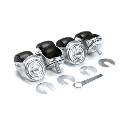 True 830280 Caster 2-1/2, 1/2Stem, St/4 Silver 2 Loc | Allpoints