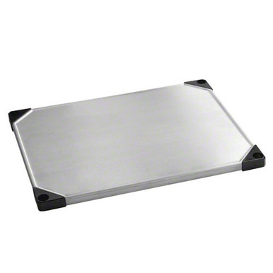 FF1824SSS Focus 18 in x 24 in Solid Stainless Steel Shelf | Allpoints