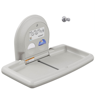 Koala Kare KB300-05SS Baby Changing Station White and Stainless | Allpoints