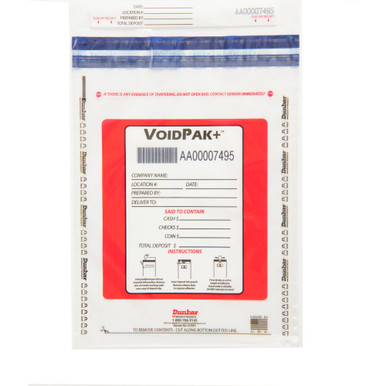 Dunbar Security 912VPC250 BankPak Deposit Bag | Allpoints