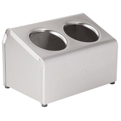 Steril-Sil LTC-2 2 Hole Flatware Countertop Dispenser | Allpoints