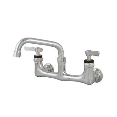 Encore KL54-8008-SE1Z 8 in Heavy Duty Wall Mount Faucet w/ 8 in Spout ...
