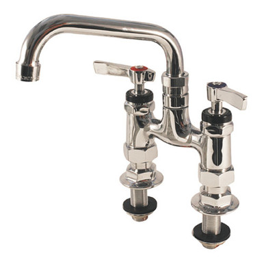 Encore KL57-4006-SE1 4 in Deck Mount Heavy Duty Faucet w/ 6 in Spout ...