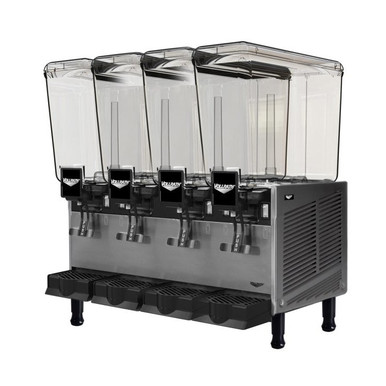 Vollrath VBBE4-37-F 5 gal Refrigerated Four Tank Beverage Dispenser ...