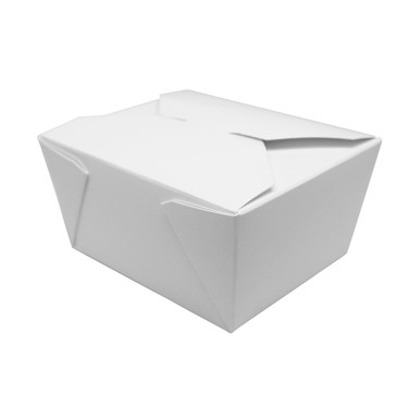 Karat FP-FTG30W 30 oz White Fold-To-Go Boxes | Allpoints