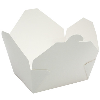 Fold-Pak 08BPWHITEM #8 White Bio Pack | Allpoints