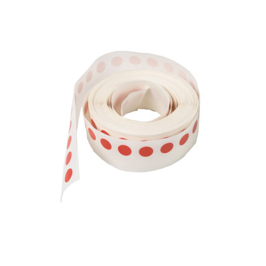 Ecolab 11006-03-00 1/4 in Red Wednesday Day Dot Roll | Allpoints