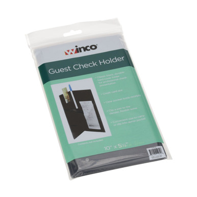 Winco CHK-1K Black Check Presenter | Allpoints