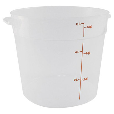 Cambro RFS6PP190 6 qt Food Storage Container | Allpoints