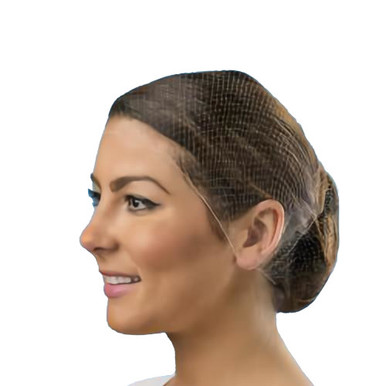 Cellucap HN500DKBRN Large Disposable Hair Nets | Allpoints