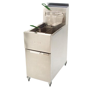 Frymaster SR142G 40 lb 105, 000 BTU Single Pot Super Runner Gas Fryer ...
