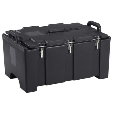 Cambro 100MPC110 Camcarrier Full Size 2 1/2 in Deep Black Pan Carrier ...