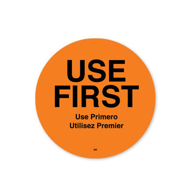 Daymark 110358 DuraMark 2 in Round Use First Label | Allpoints