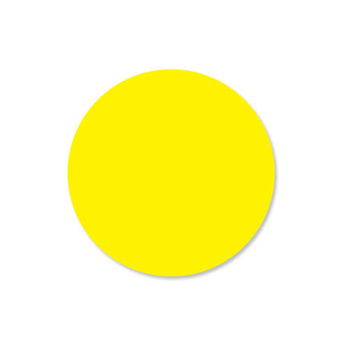 Daymark 112329 DuraMark 1 in Round Yellow Label | Allpoints
