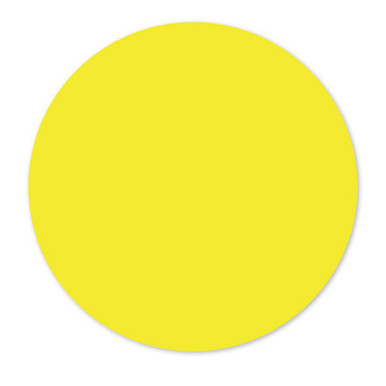 112415 Daymark MoveMark 3 in Round Yellow Label | Allpoints
