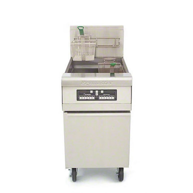 Frymaster MJ1CF 80 lb 150, 000 BTU Single Pot Gas Fryer | Allpoints
