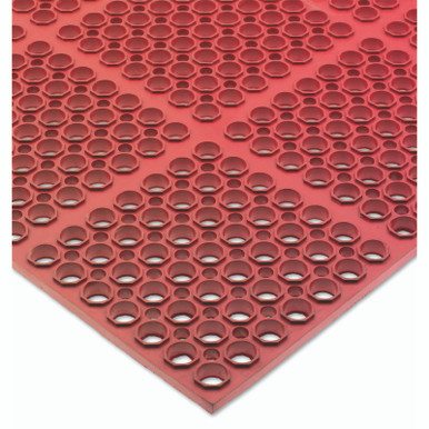 San Jamar KM2200B Tuf-Mats Medium Duty Red Floor Mat | Allpoints
