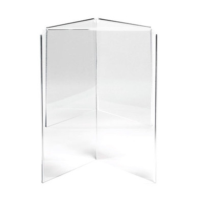 Tablecraft 50703 5 in x 7 in 3-Sided Menu Holder | Allpoints