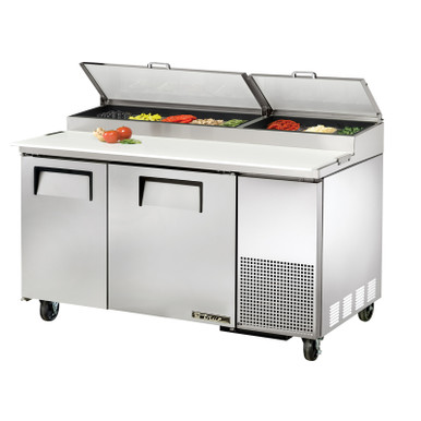 True TPP-AT-60-HC 60 in 2-Door Pizza Prep Table | Allpoints
