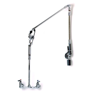 T&S Brass B-0137 Wall Mount Roto-Flex Pre-Rinse with Low Flow Spray ...