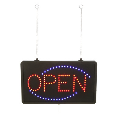 Winco LED-6 21 in LED Open Sign | Allpoints