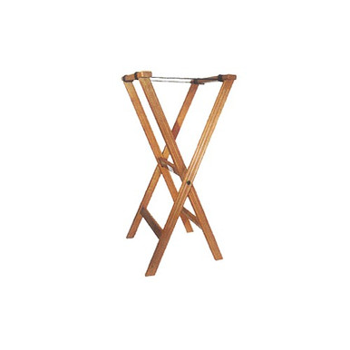 Winco TR-33W 32 in Walnut Tray Stand | Allpoints