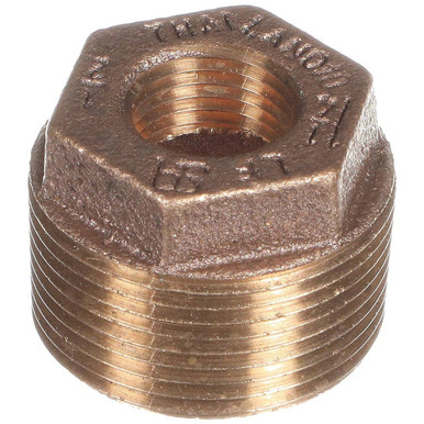 Champion - 102398 - Reducer Bushing, Hex, 1-1/4" x 1/2", Brass | Allpoints