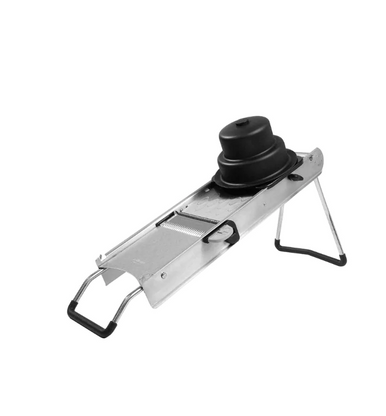 De Buyer Mandoline Stainless Steel with Pusher & 2 Double Sided Blades
