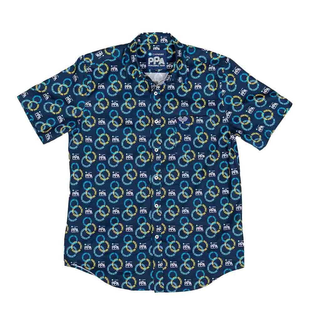 PPA Circle Short Sleeve Button Down Shirt - Unisex | Free Shipping Offer!