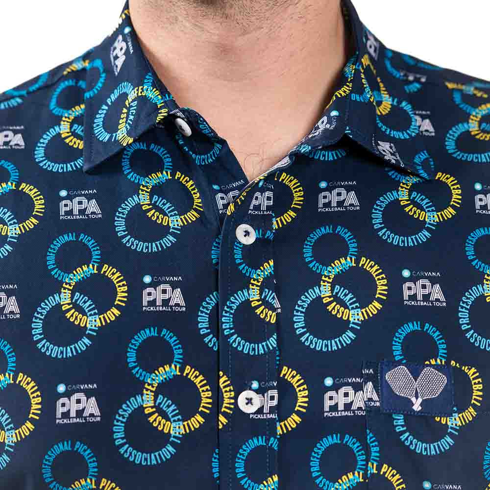PPA Circle Short Sleeve Button Down Shirt - Unisex | Free Shipping Offer!