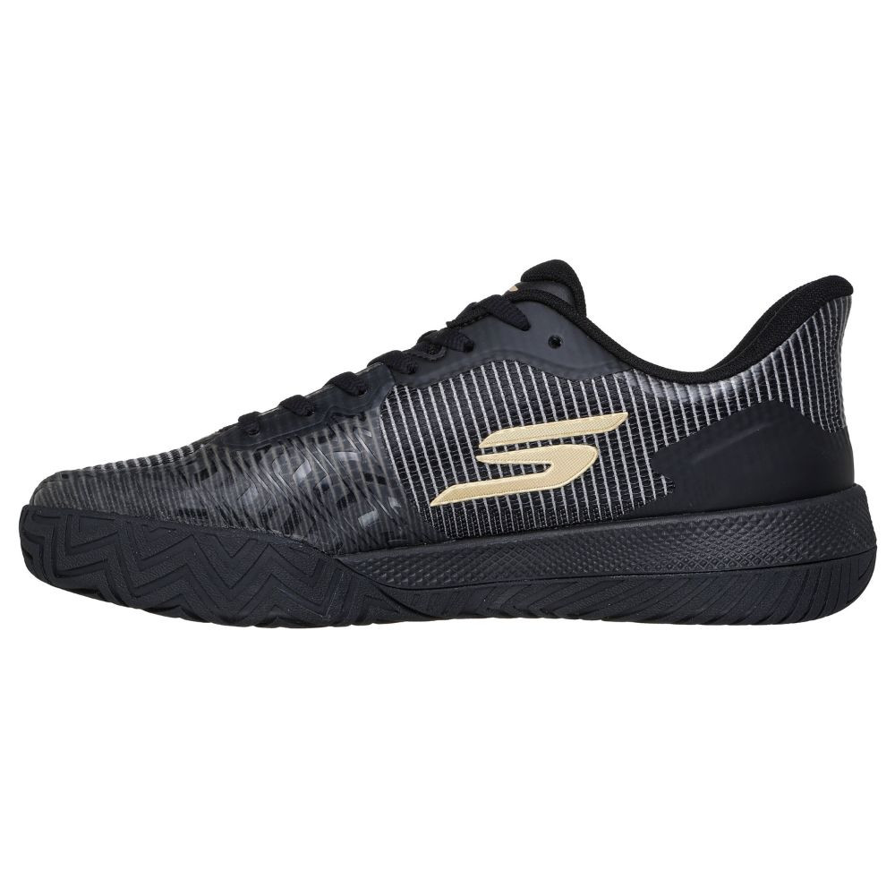 Skechers Viper Court Pro 2.0 Black/Gold Men's Shoe | Fast, Free Shipping!