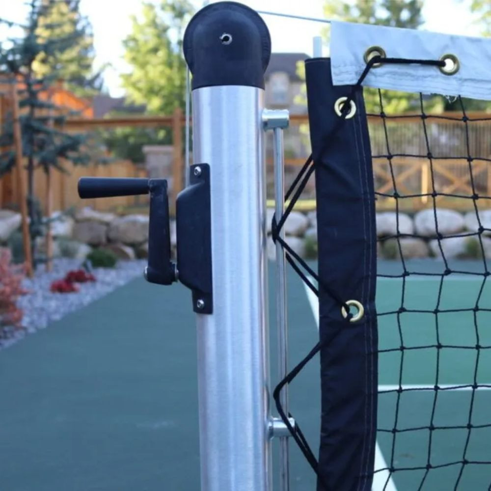 Dominator Permanent Pickleball Net Post System | Free Shipping Offer!