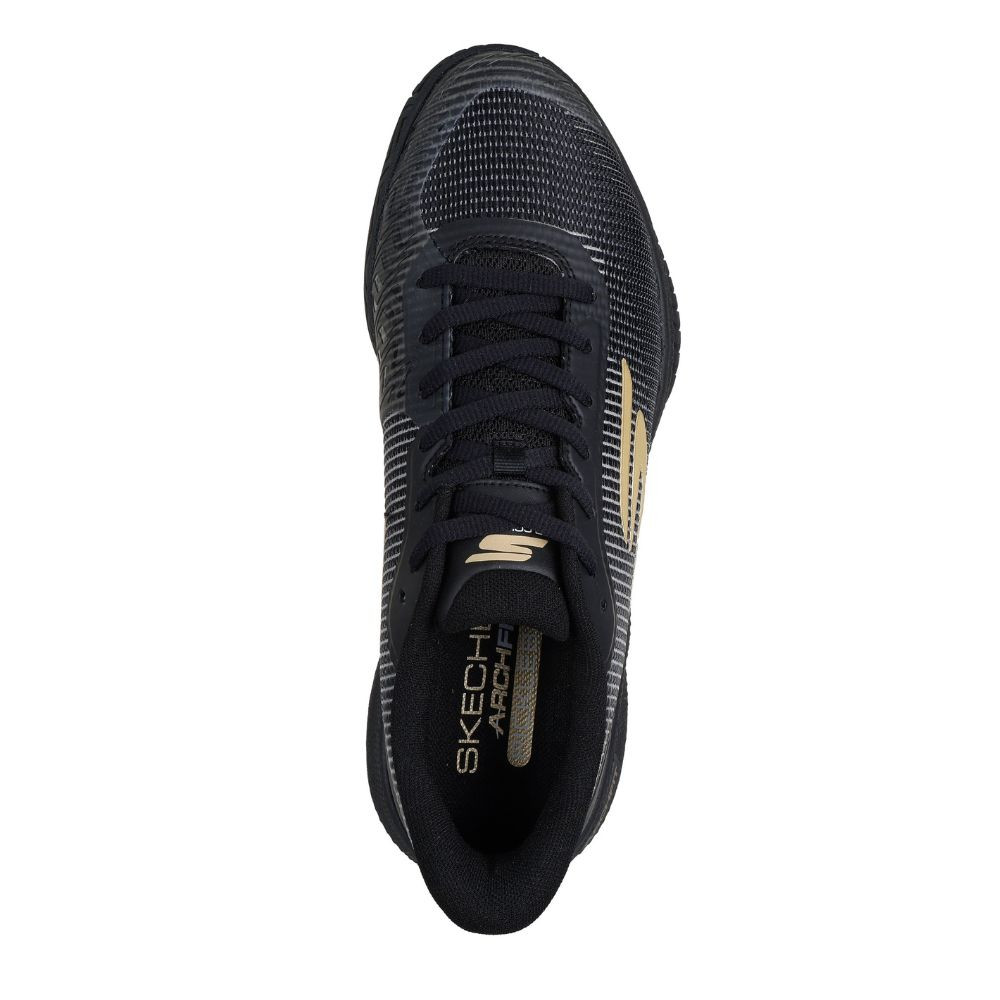 Skechers Viper Court Pro 2.0 Black/Gold Men's Shoe | Fast, Free Shipping!