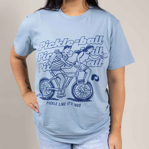 Heritage Pickle-ball Bike Tee - Unisex | Pickleball Central