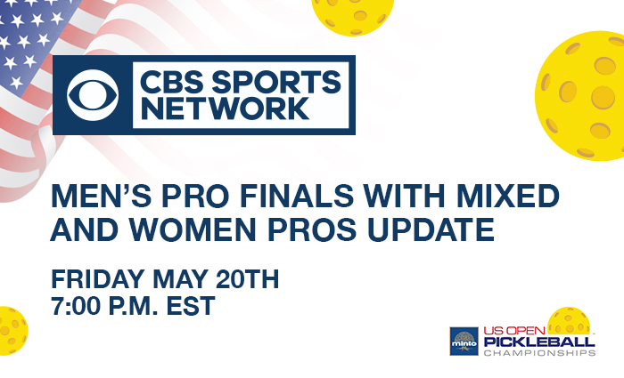 Historic First - Professional Pickleball TV Broadcast ...