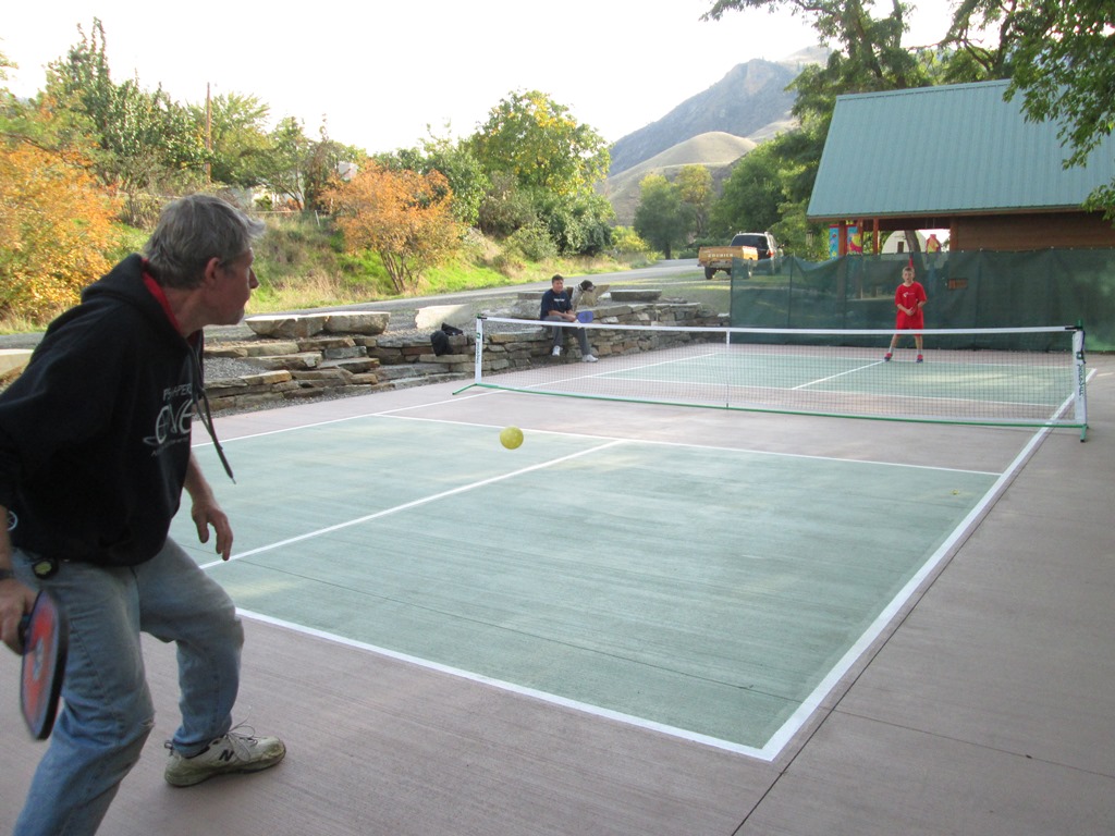 Beautiful Backyard Pickleball Court - PickleballCentral.com